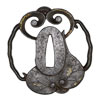 Iron irregular shape tsuba